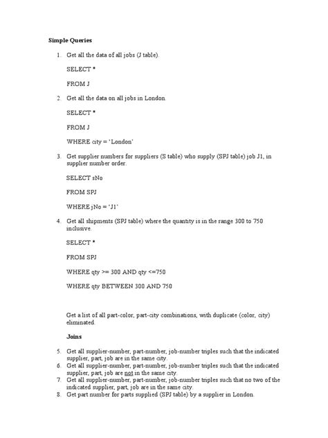 Queries Sobre La Bd Sql Pdf Data Management Computer Programming