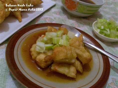 Bakwan Kuah Cuko Resep Ala Dapur Mama Azka