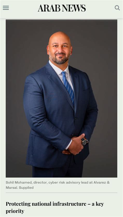 Sohil Mohamed On Linkedin Arabnews Cybersecurity Digitaltransformation Cyberrisilience Cni