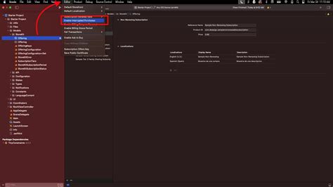 How To Enable And Disable StoreKit Interrupted Purchases In XCode
