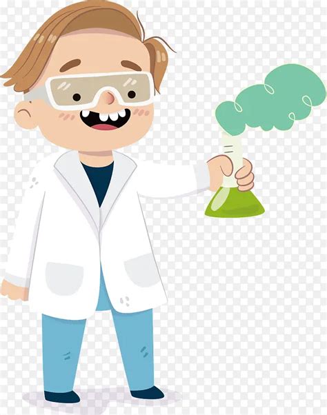 卡通做实验的大学生设计png图片素材下载 图片编号8521844 Png素材网