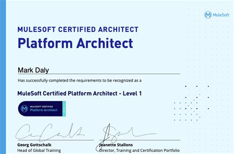 Re Certified As A Mulesoft Certified Platform Architect