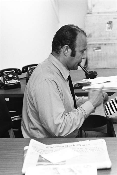 Us Journalist Sander Vanocur At Work During The 1968 Democratic National Convention