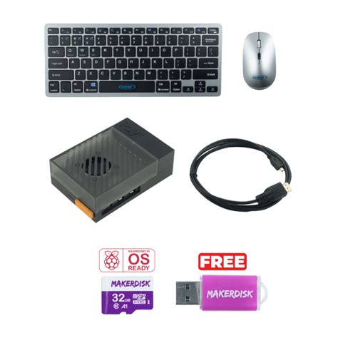 Wireless Computer Kit For Raspberry Pi 5 Uk Plug