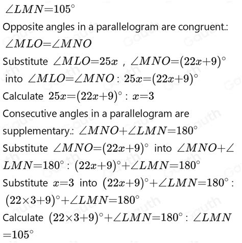 Consider Quadrilateral LMNO If Quadrilateral LMNO Gauthmath