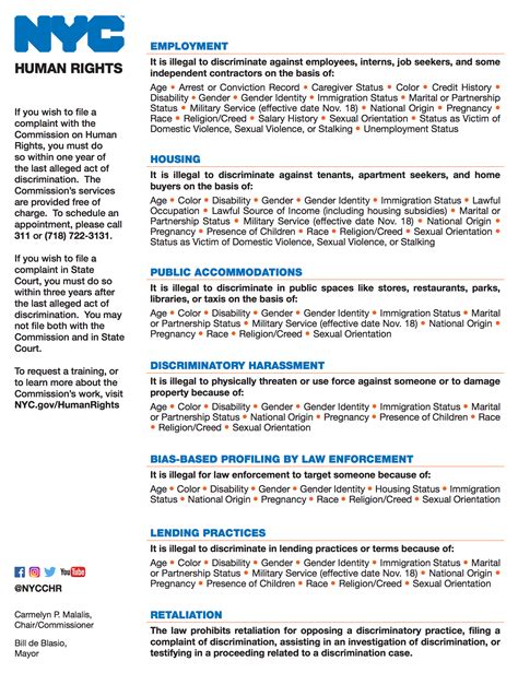 List Of Protected Classes Cchr