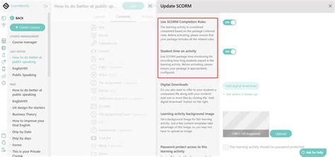 How To Upload Scorm Files And Html5 Packages In Your Courses