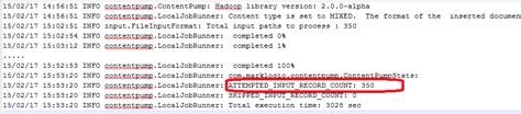 Marklogic Mlcp How To Get Number Of Records Inserted Stack Overflow