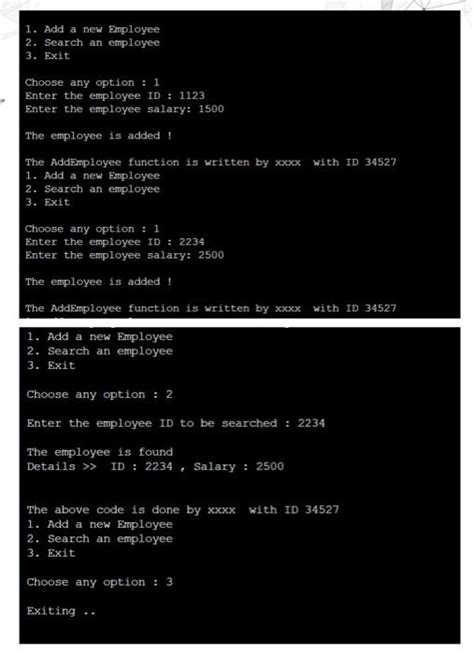 Solved C Languagemake Sure The Output Is The Same And