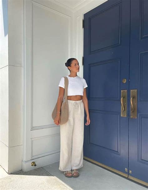17 Effortless Linen Pants Outfit Ideas For Spring And Summer 2024