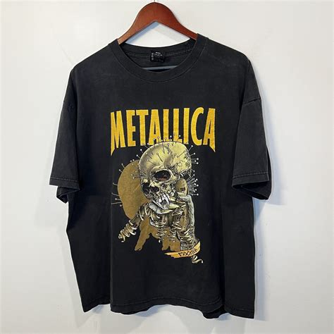 Vintage Vintage 90s Metallica Fixxxer Pushead T Shirt Giant Load Grailed