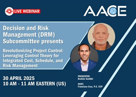 Ready To Rethink Project Control Join Brahim Seddiki And Host Francisco Cruz Pe Ccp For