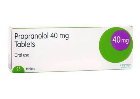 Teva Propranolol Per Card Of 14 Tablets Beta Pharmacy