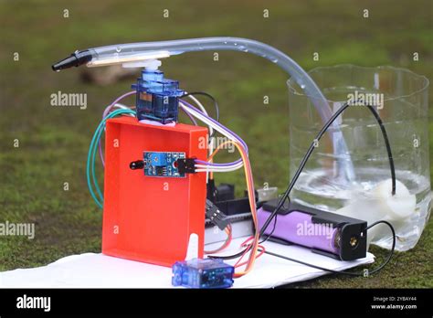 Working Prototype Of A Fire Detection And Water Spraying Robot Made