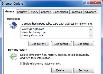 How To Load Multiple Web Pages Automatically On Opening A Browser