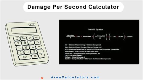 Damage Per Second Calculator Physical DPS Hits Per Second