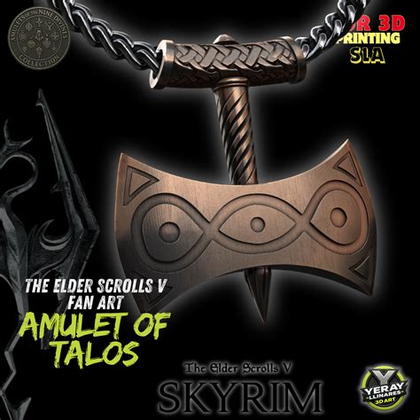 👾 Amulet Of Talos Skyrim Amulets Of The Nine Divines Collection