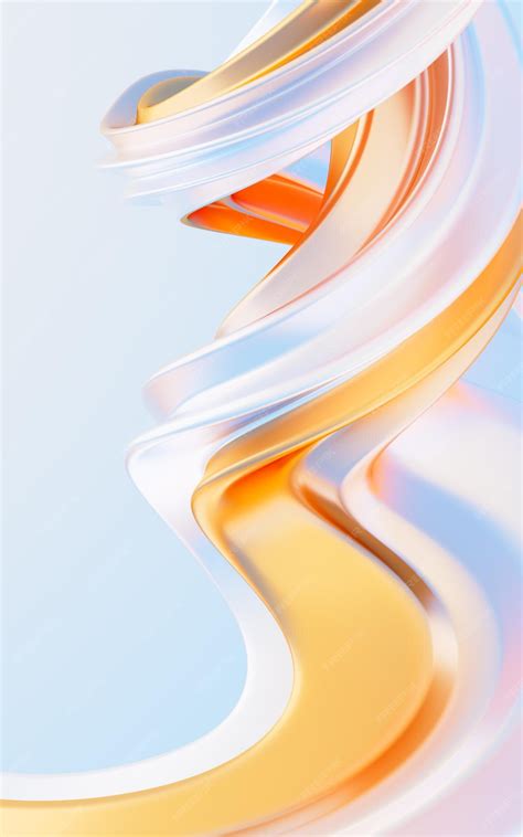 premium photo abstract gradient curve background 3d rendering digital