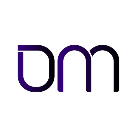 Premium Vector Dm Professional Logo