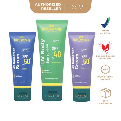 Jual Amaterasun Uv Sunscreen Serum Spf 50 Pa Sunsreen Cream Spf