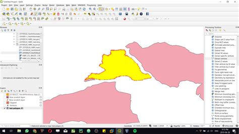 how to extract verticles from a polygon in qgis gis tutorial