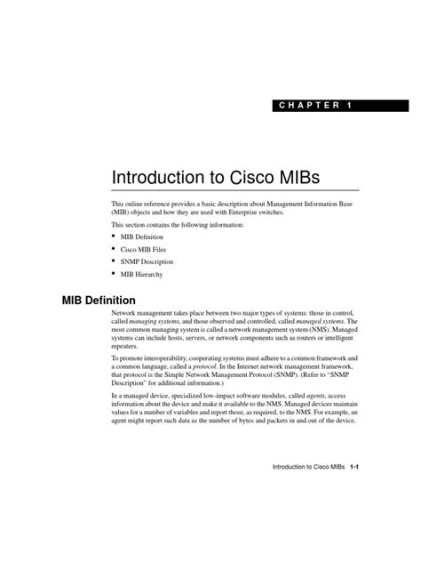 All About Mib Pdf Computer Network Networking Standards