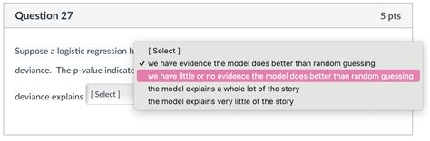 Solved Suppose A Logistic Regression Has A P Value Of Chegg