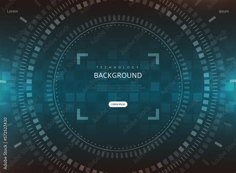 Science Cyber Brochure Background Illustration Stock Vector Adobe Stock