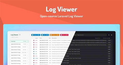 tutorial menampilkan error log di laravel dengan log viewer