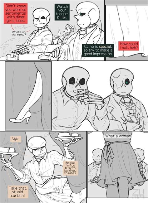 Nightmare Sans ×ccino Sans Undertale Comic Undertale Funny
