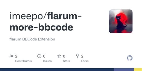 github imeepo flarum more bbcode flarum bbcode extension