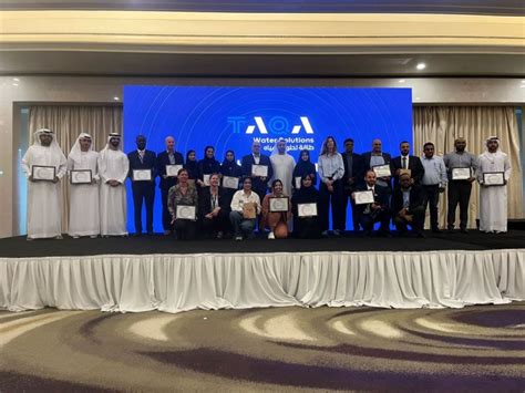 Honored To Receive Recognition Once Again From Taqa Water Solutions