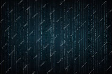 Premium Photo Binary Code Background Background With Copy Space