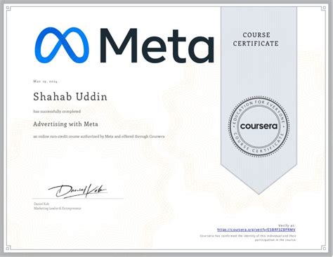 Courseracompleted Certificategained Learningjourney Shahab Uddin