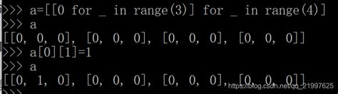 Python创建数组 0 N M与 0 For In Rangen For In Rangem 的区别 0 Python创建数组 0 N M与 0 For In Rangen For In Rangem 的区别 0