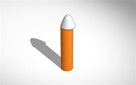 3d Design Nerf Bullet Tinkercad