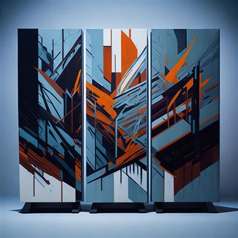 Premium Ai Image Abstract Background With Geometric Shapes 3d Render