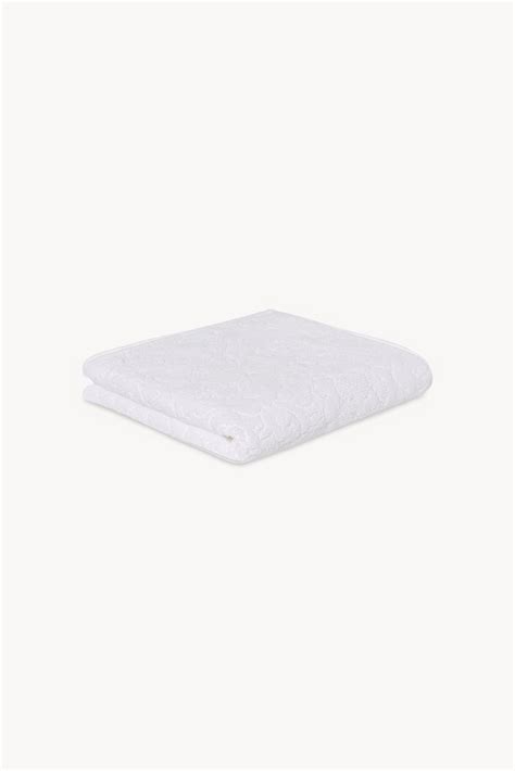 Small Flower Towel White In Cotton The Row