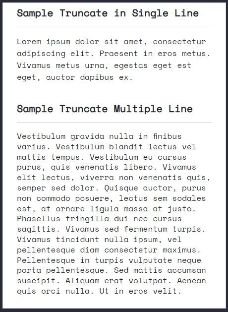 Truncate String With Ellipsis Using CSS Only Tutorial SourceCodester