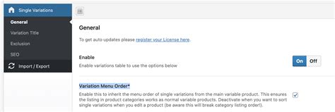 Woocommerce Single Variation Sorting Does Not Work Welaunch