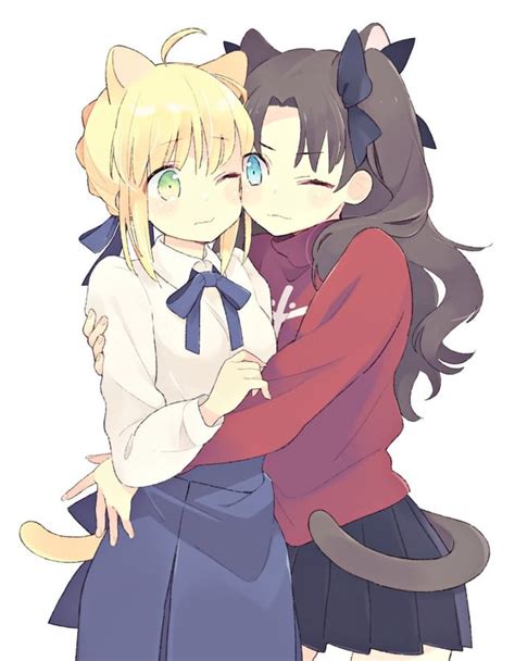 Saber And Rin Rsaber Saber And Rin Rsaber