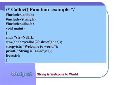 Dynamic Memory Allocation In C Powerpoint Slides Learnpick India