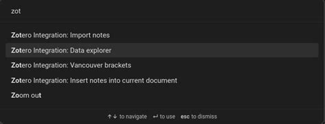 Does Not Display All Options · Issue 118 · Mgmeyersobsidian Zotero
