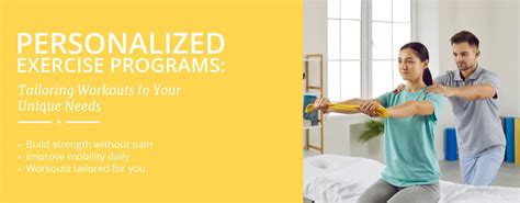 Personalized Exercise Programs Tailoring Workouts To Your Unique Needs
