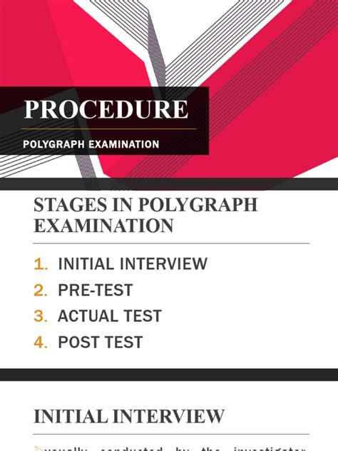 Procedure Of Polygraph Examination Pdf Polygraph Confession Law
