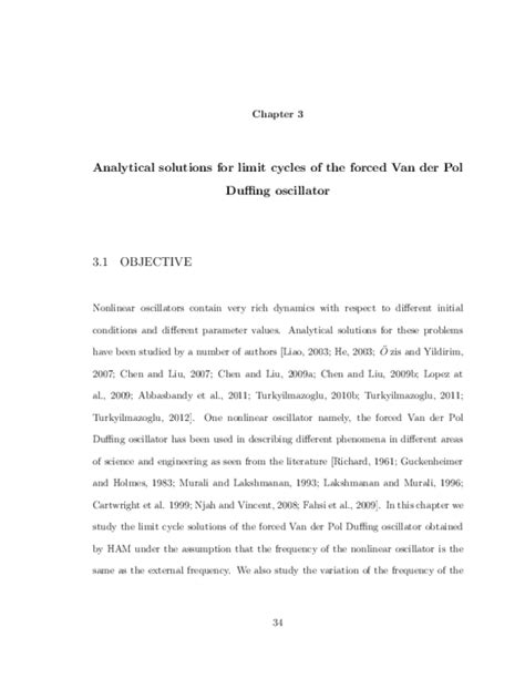 Pdf Analytical Solutions For Limit Cycles Of The Forced Van Der Pol