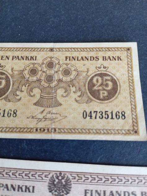 Novcanice Finska Set 25 Penni I 1 Marka