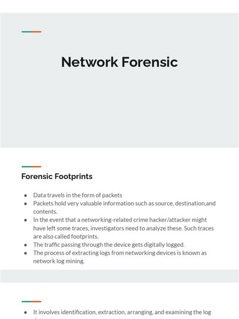 Network Forensic Pdf Computer Network Security