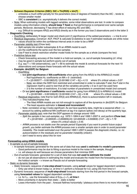 Econ3206 Financial Econometrics Mid Semester Notes Econ3206 Financial Econometrics Unsw