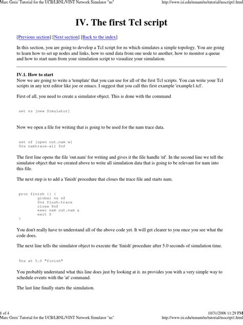 Network Simulator2 Ns2 Basic Commands Pdf Network Topology